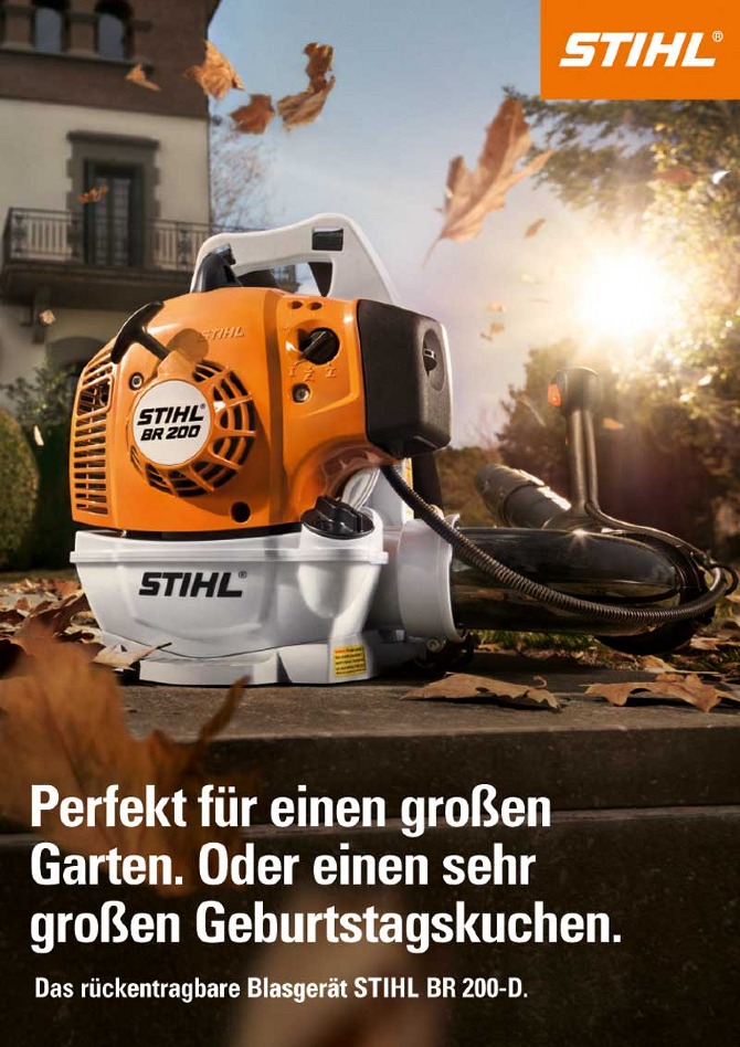 STIHL | KAMPAGNE LAUBBLASGERÄTE - Johannes Stoll | Art Direction & Design