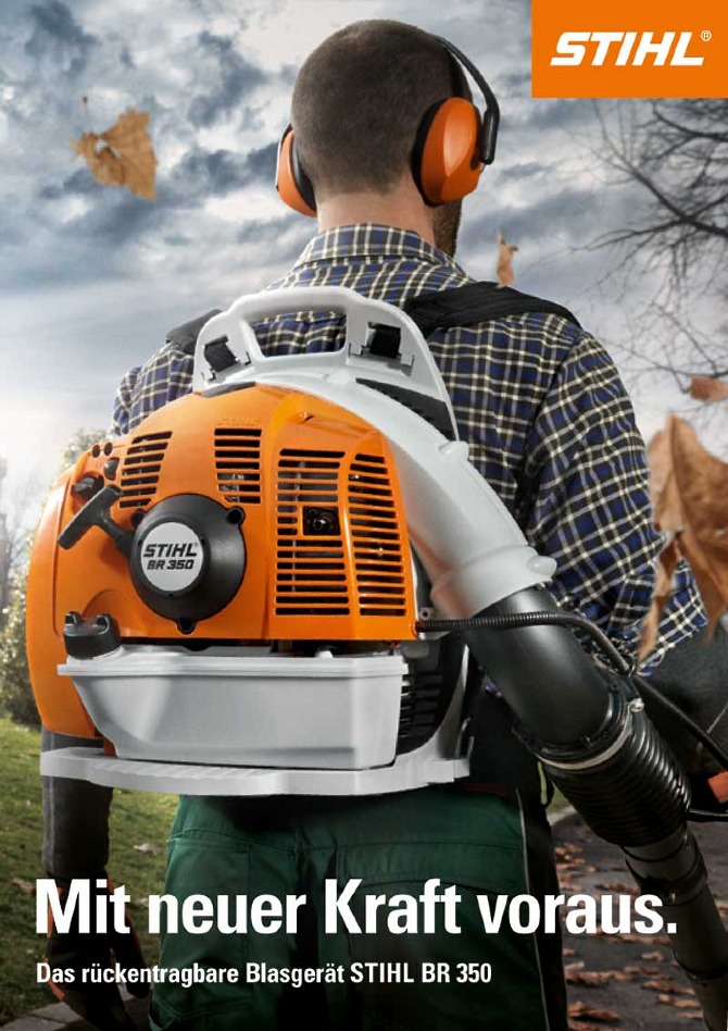 STIHL | KAMPAGNE LAUBBLASGERÄTE - Johannes Stoll | Art Direction & Design