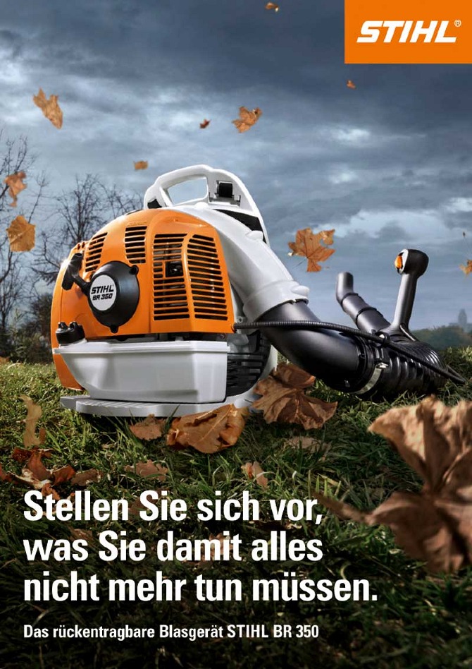STIHL | KAMPAGNE LAUBBLASGERÄTE - Johannes Stoll | Art Direction & Design