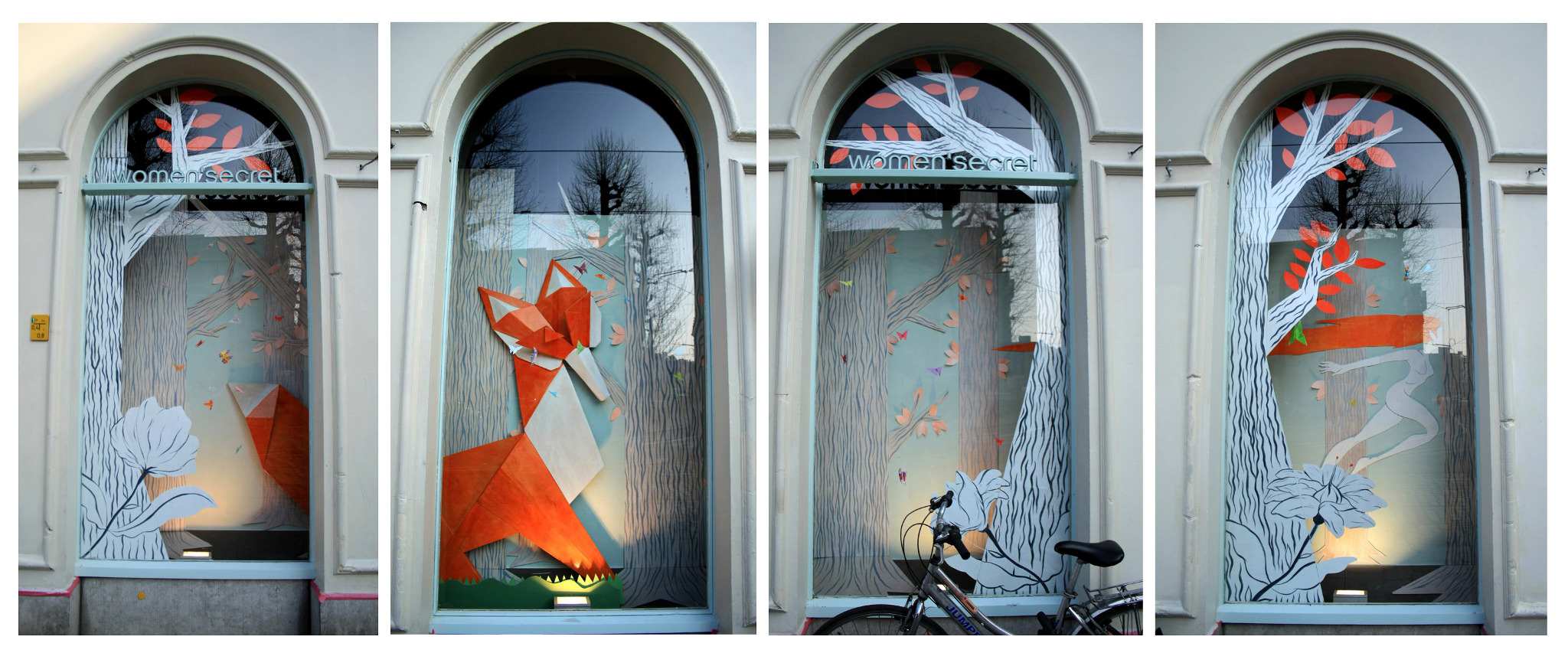 Women Secret shop window design - mecanicainvisible