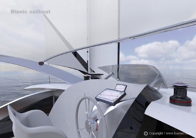 Bionic sailboat - www.buzasidesign.com