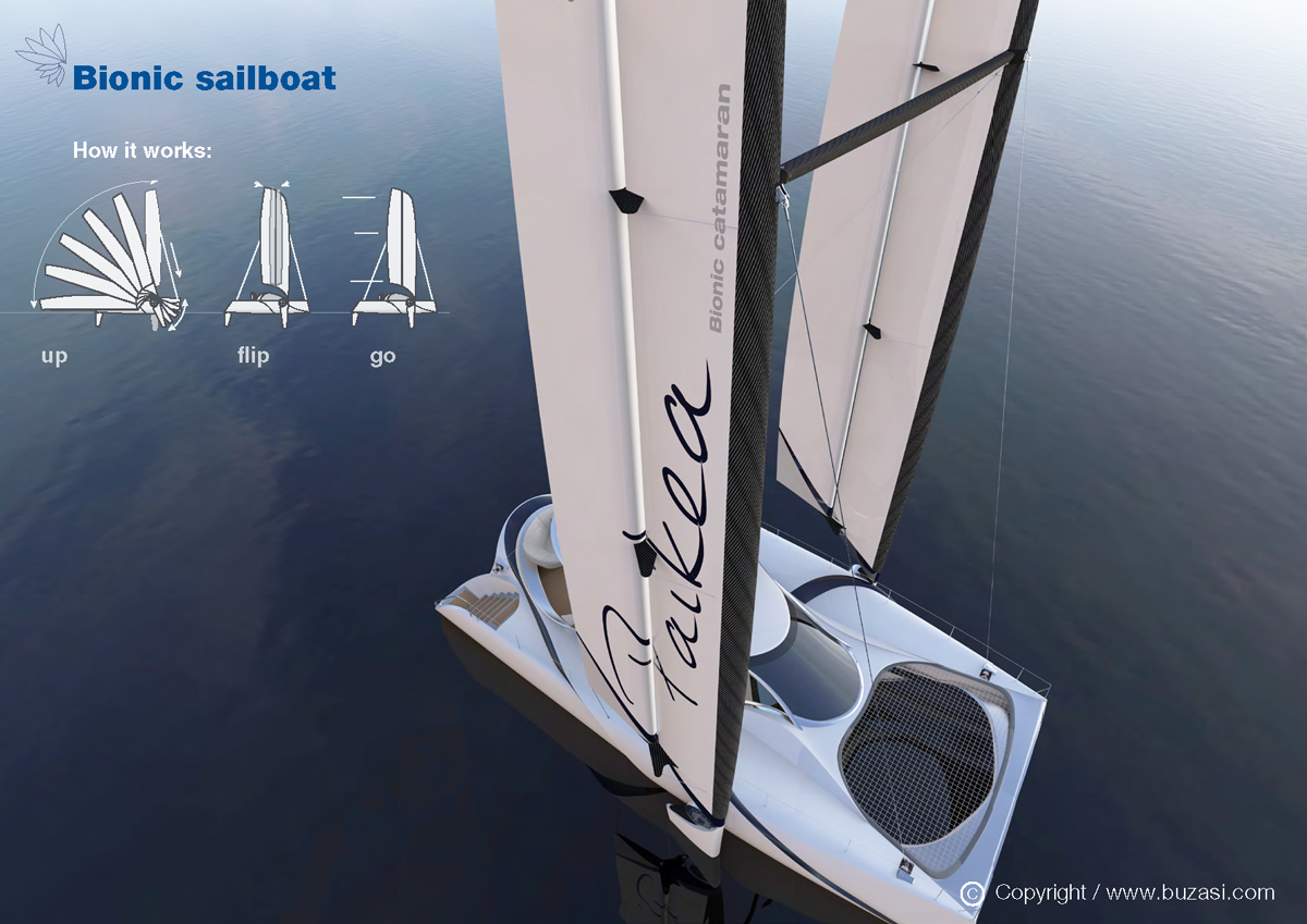 Bionic sailboat - www.buzasidesign.com
