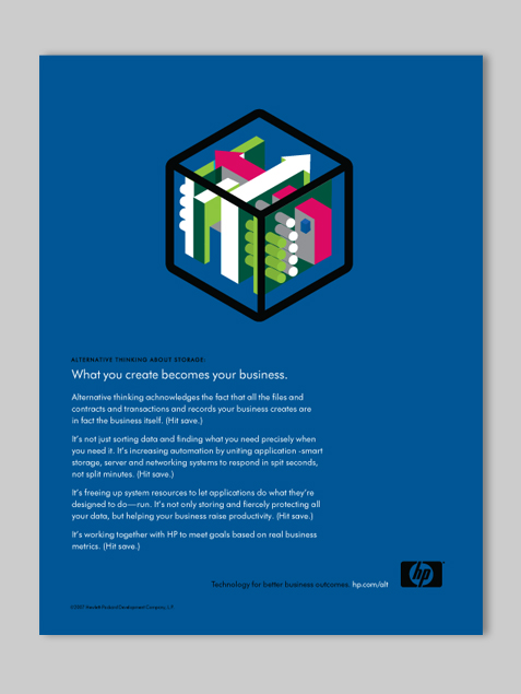 HP//Storage Ads - welovecompany // nicole flores