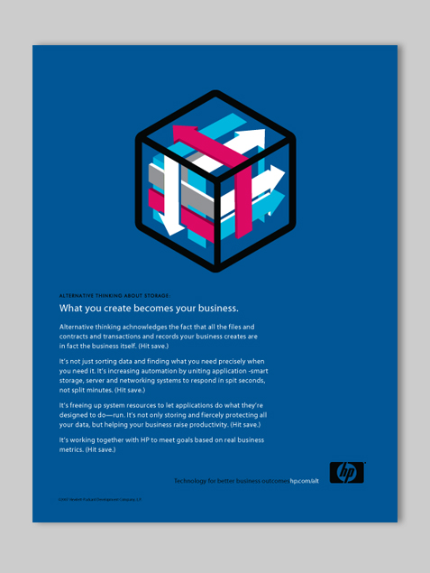 HP//Storage Ads - welovecompany // nicole flores