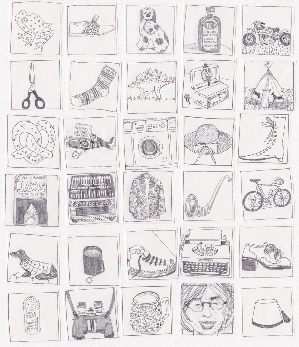 One Inch Drawings A Day - Julie Mackey Illustration