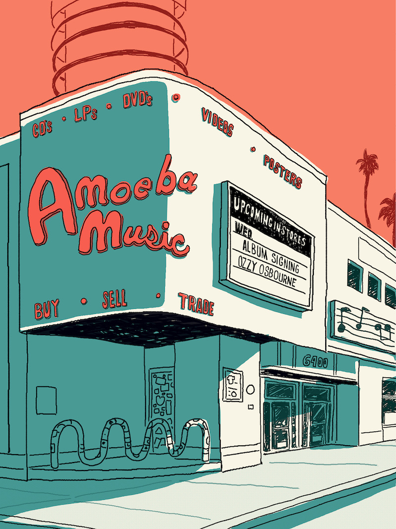 Amoeba Music Blue - Marz jr.