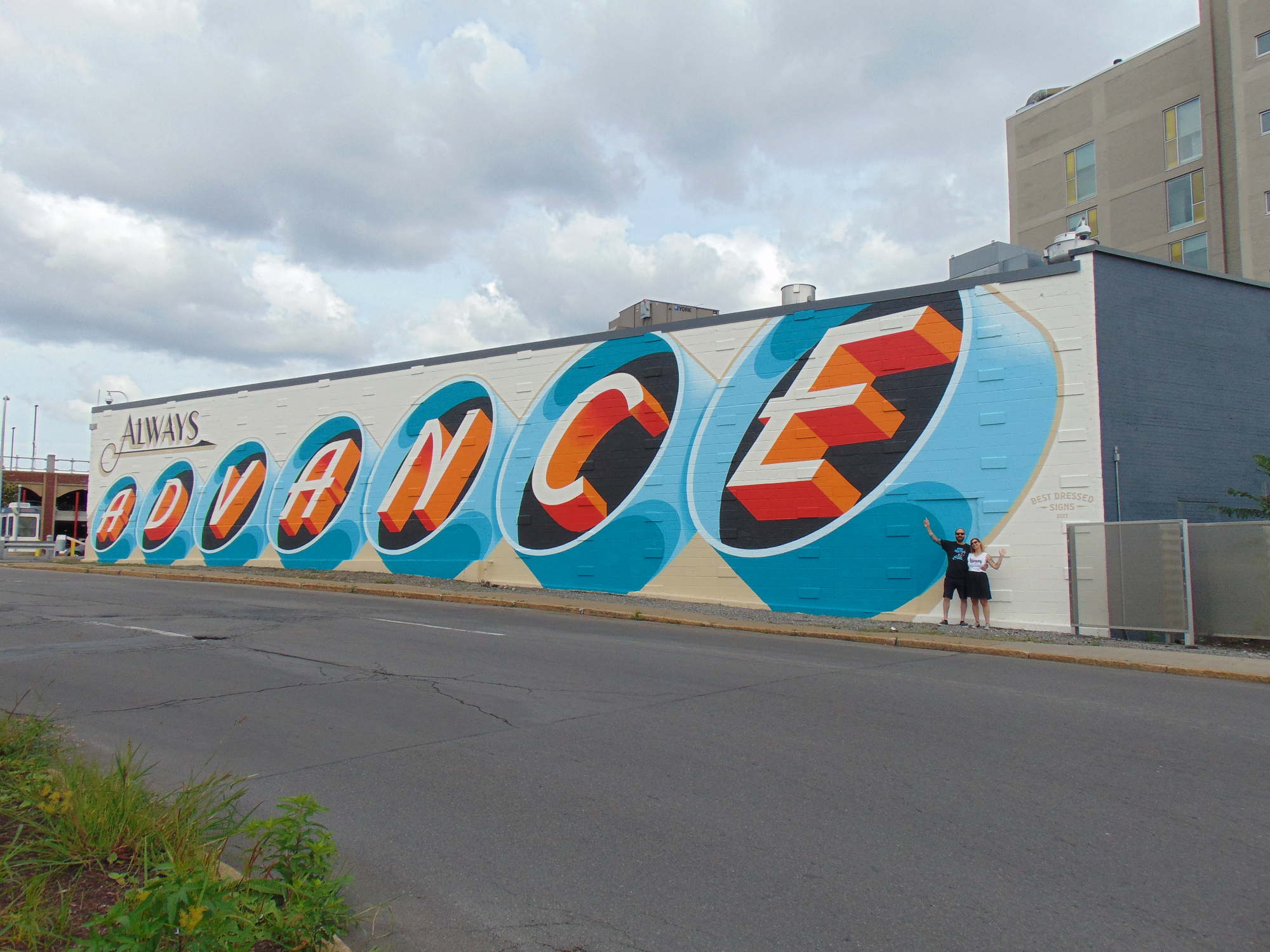 Always Advance Syracuse Public Art Mural - bestdressedsigns.com