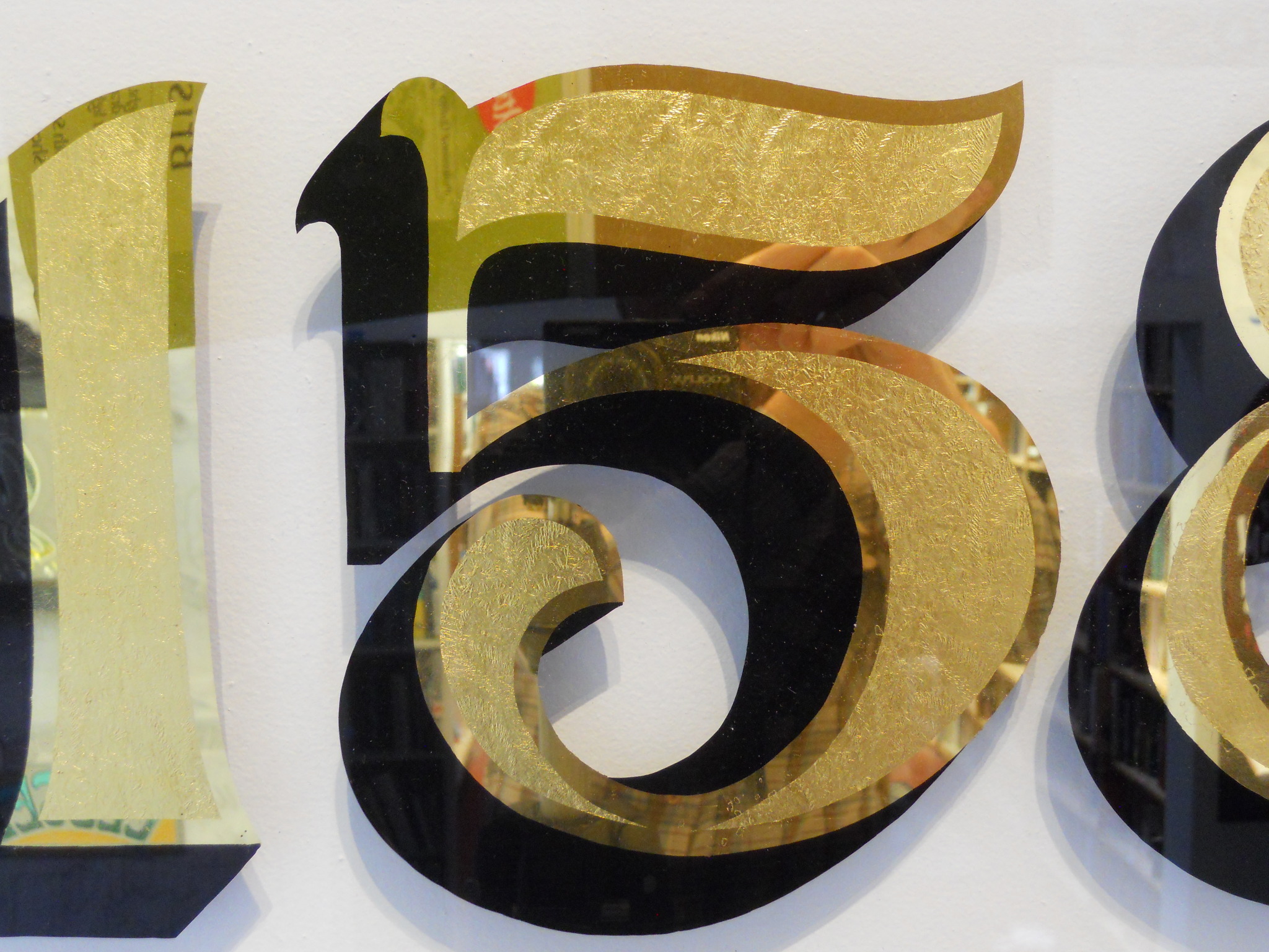Gold Leaf & Address Numbers - bestdressedsigns.com