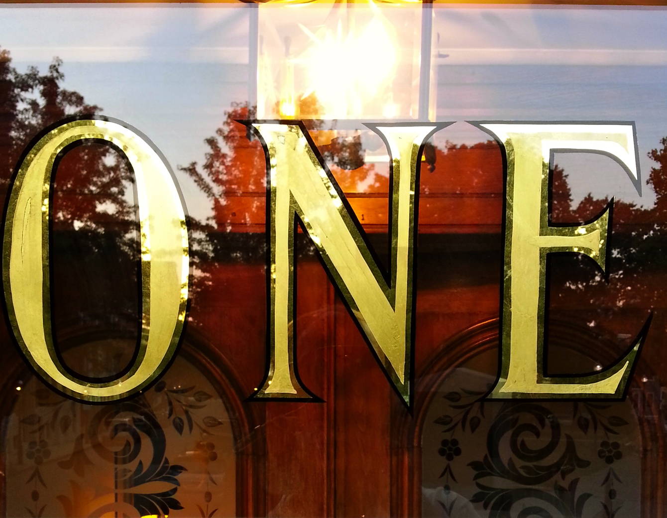 Gold Leaf & Address Numbers - bestdressedsigns.com