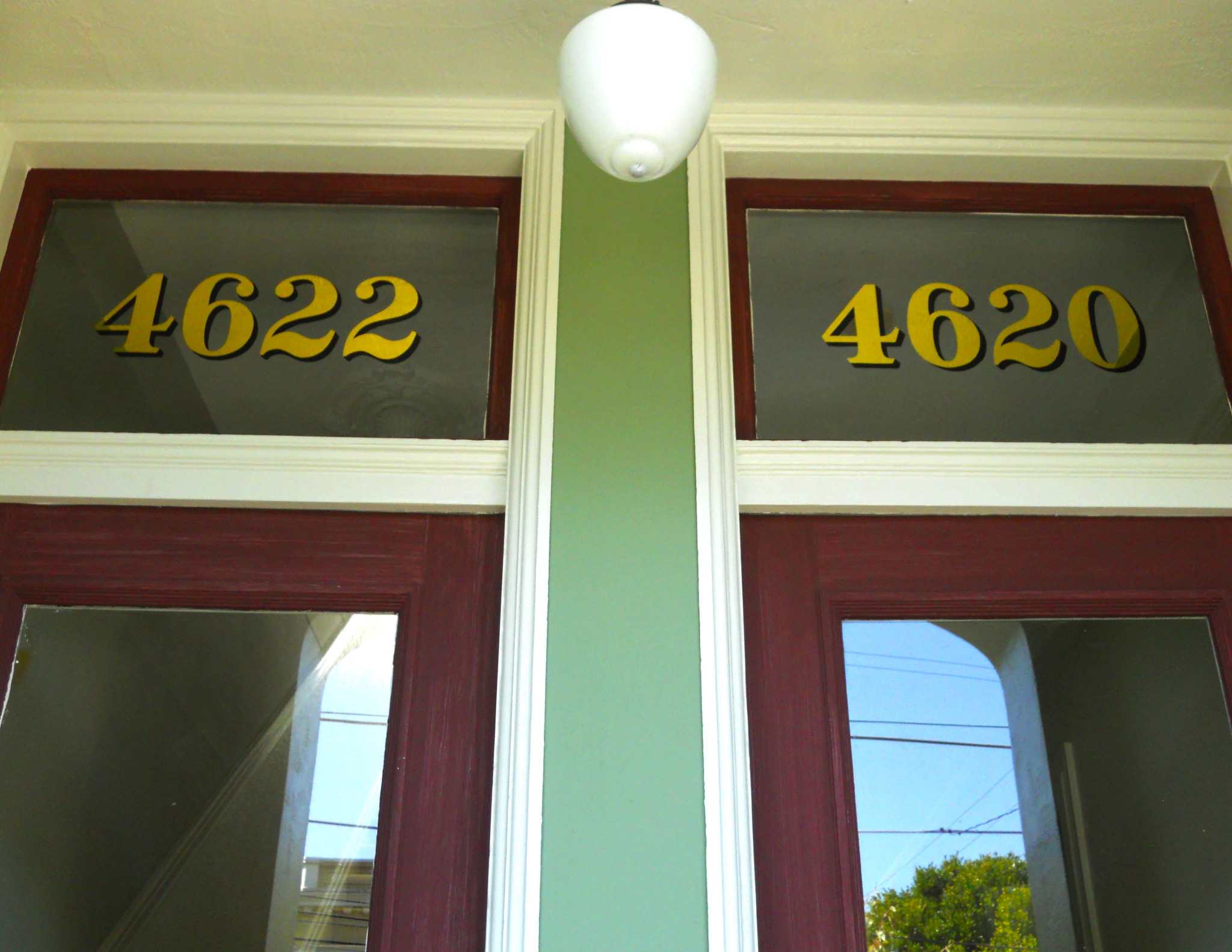 Gold Leaf & Address Numbers - bestdressedsigns.com