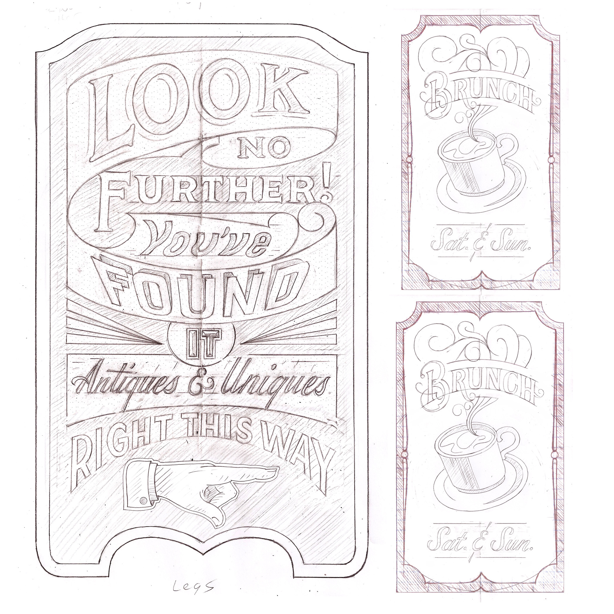 Sign Sketches - bestdressedsigns.com