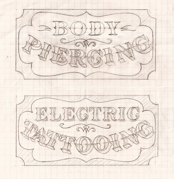 Sign Sketches - bestdressedsigns.com