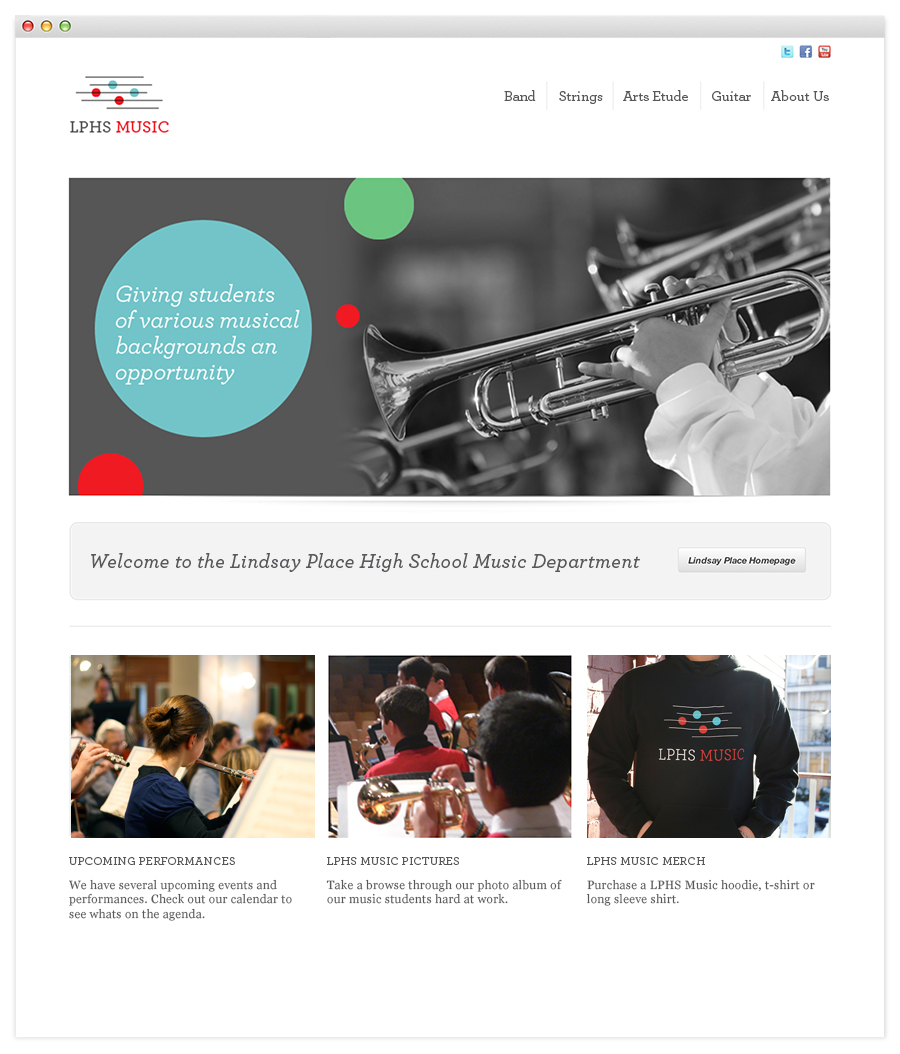 LPHS Music Department Branding - Tanya Duffy – Graphic Designer