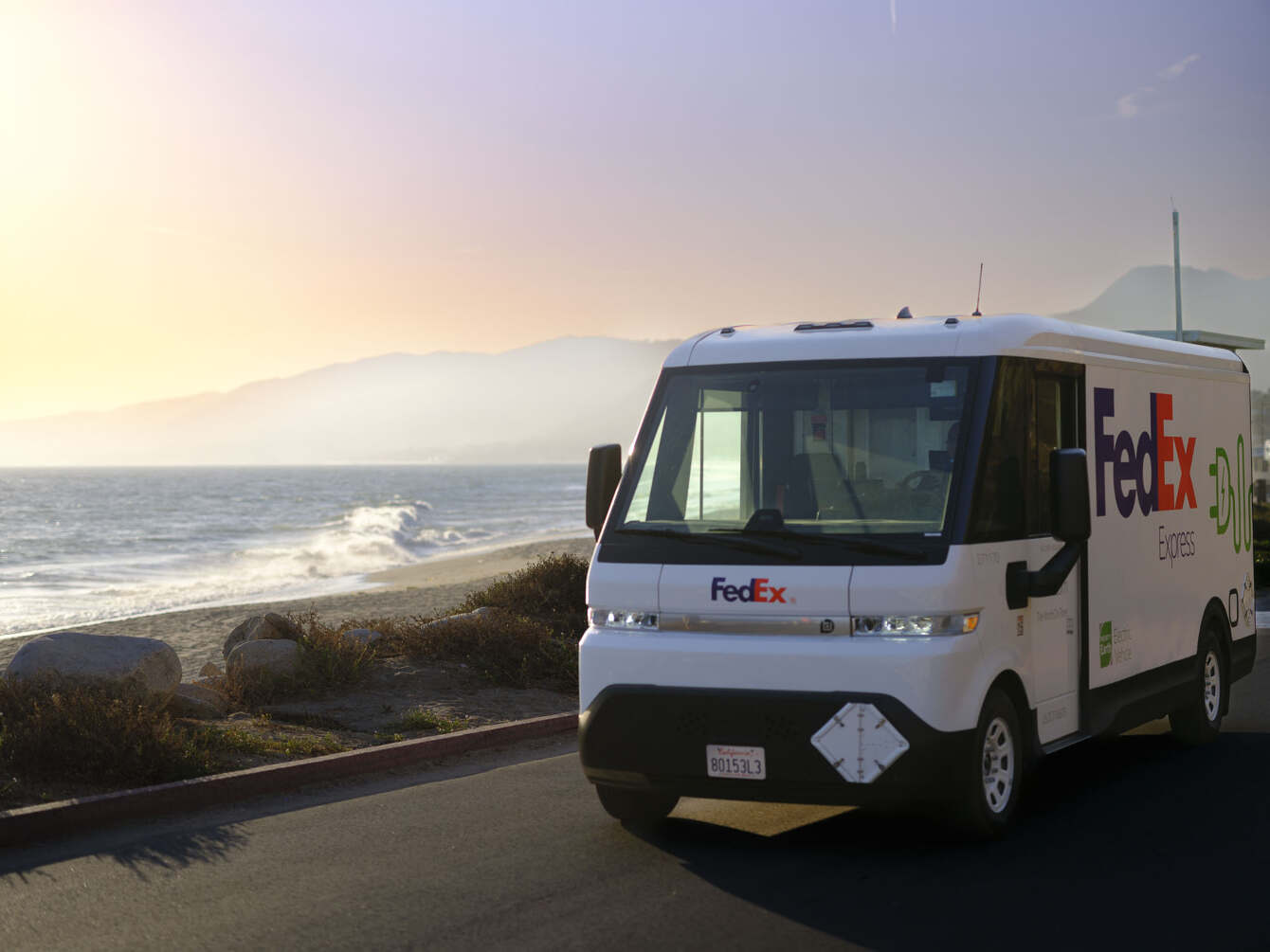 FedEx BrightDrop Truck photography - Sam Holder Creative Portfolio