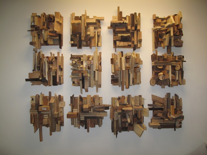 Wood Scrap Collages - Jason Lee Starin