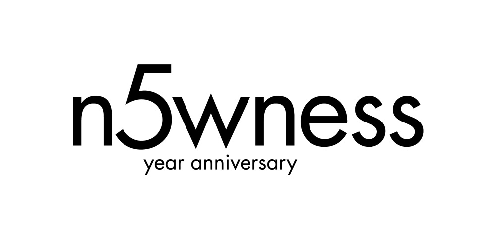 Nowness 5th anniversary logo - simonebjerre