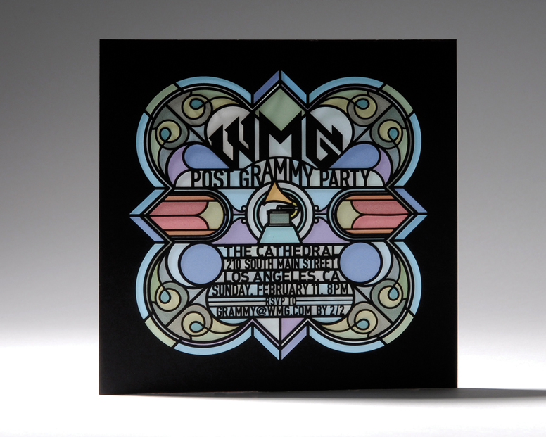 WARNER MUSIC GROUP POST GRAMMY PARTY INVITATION - obriski