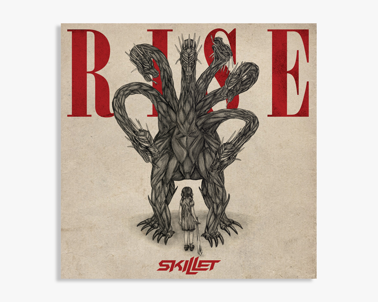 SKILLET / RISE - obriski