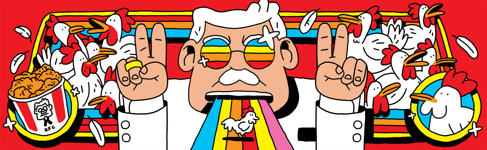 KFC mural - COLORTIME