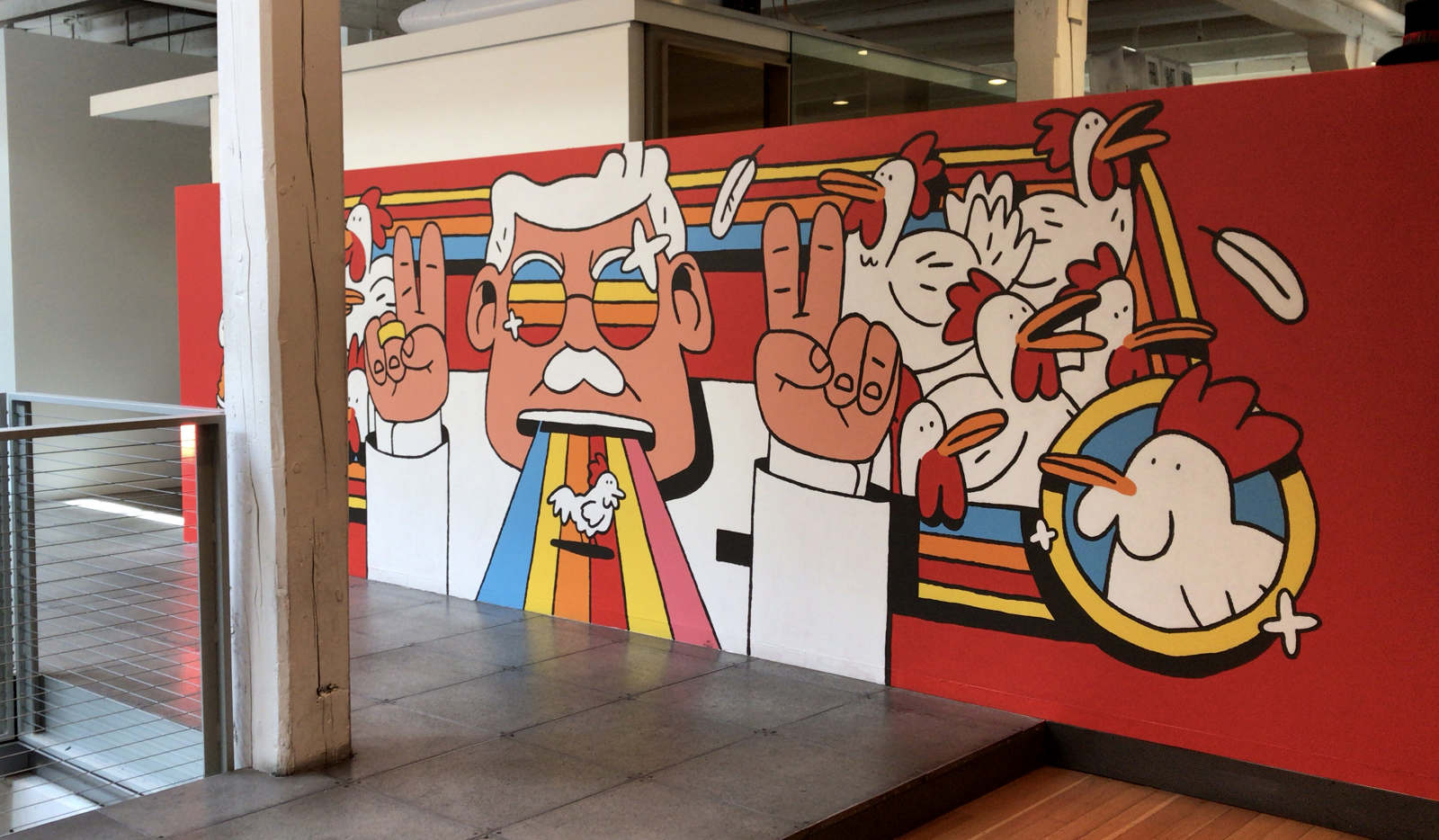 KFC mural - COLORTIME