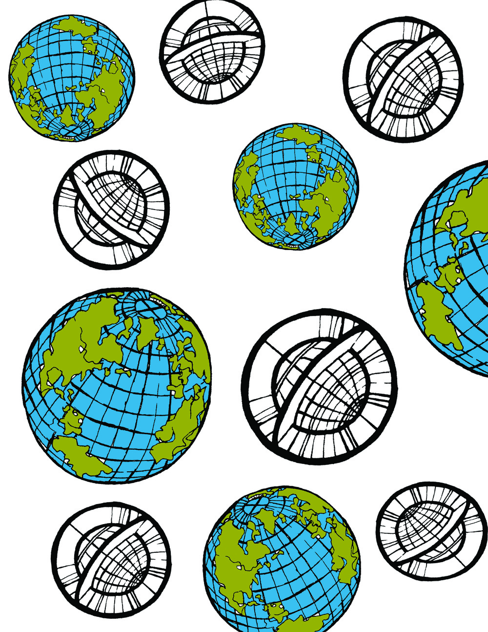 Tossed Layout Pattern Design - AnnaKatrinaAguirre