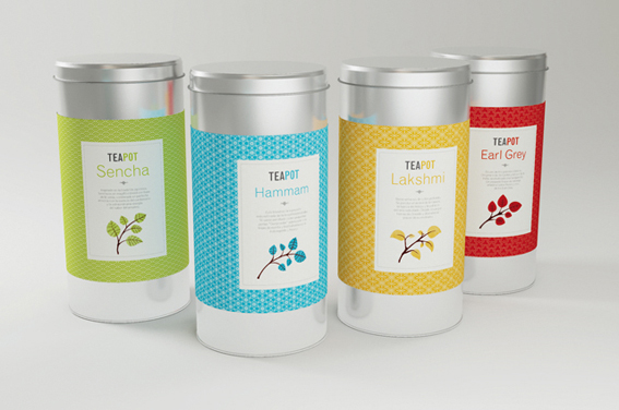 Packaging Teapot - Nadia Arioui // Graphic Design