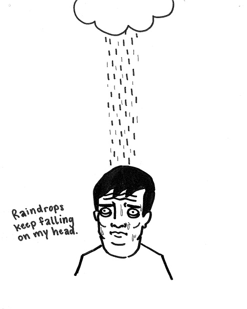 raindrops continually fall on my scalp - luigiumali