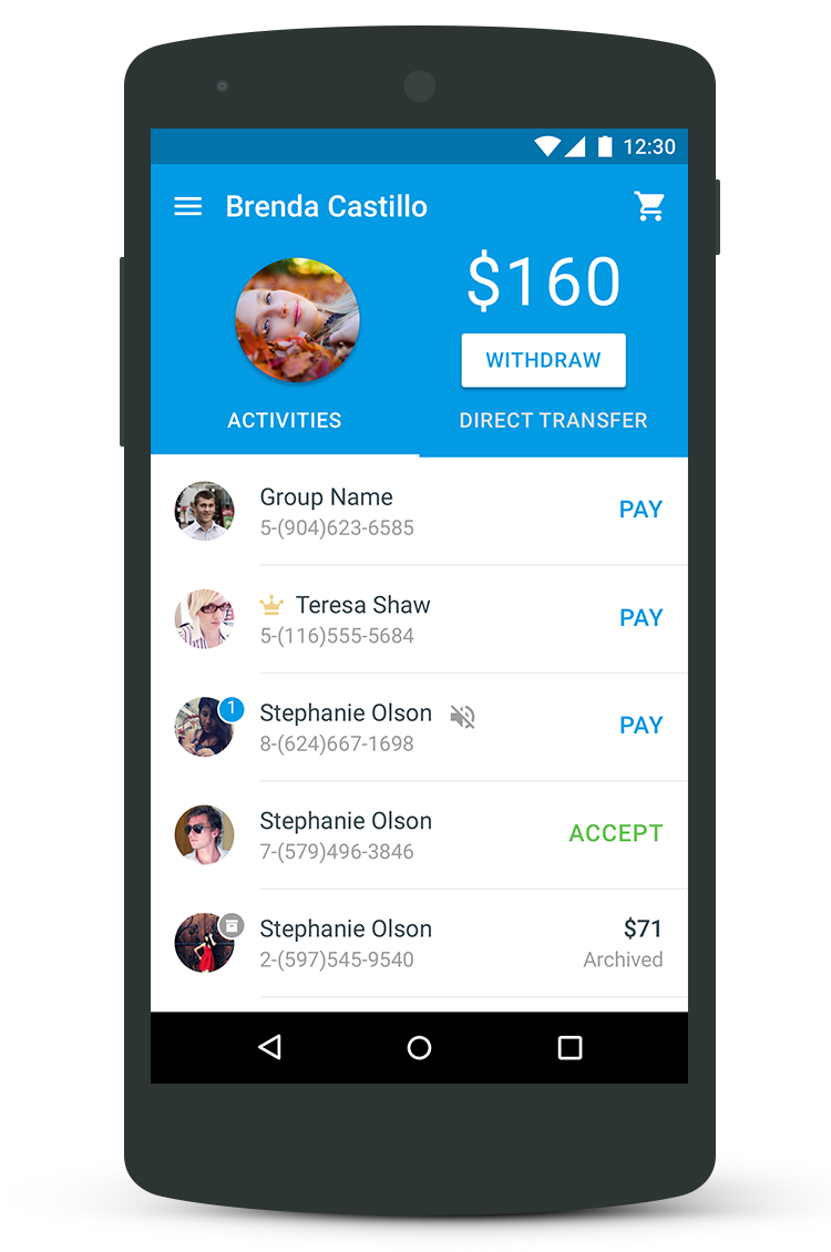 Paybox Android Application - Yarden Gilboa / ירדן גלבוע