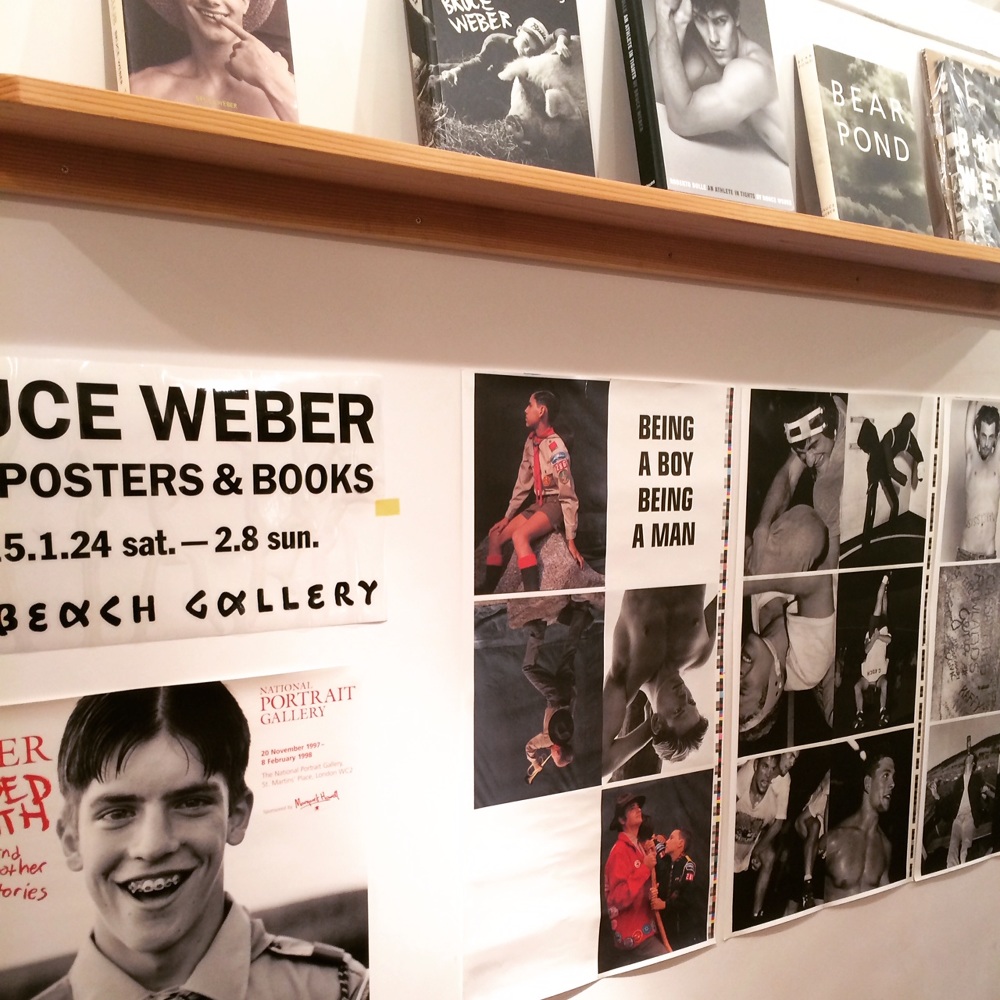 BRUCE WEBER -RARE POSTERS & BOOKS - The Beach Gallery