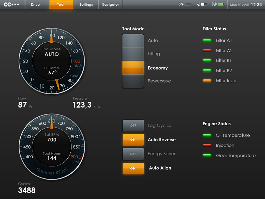 CrossControl - Vehicle Interface - MATTIAS ANDERSSON DESIGN