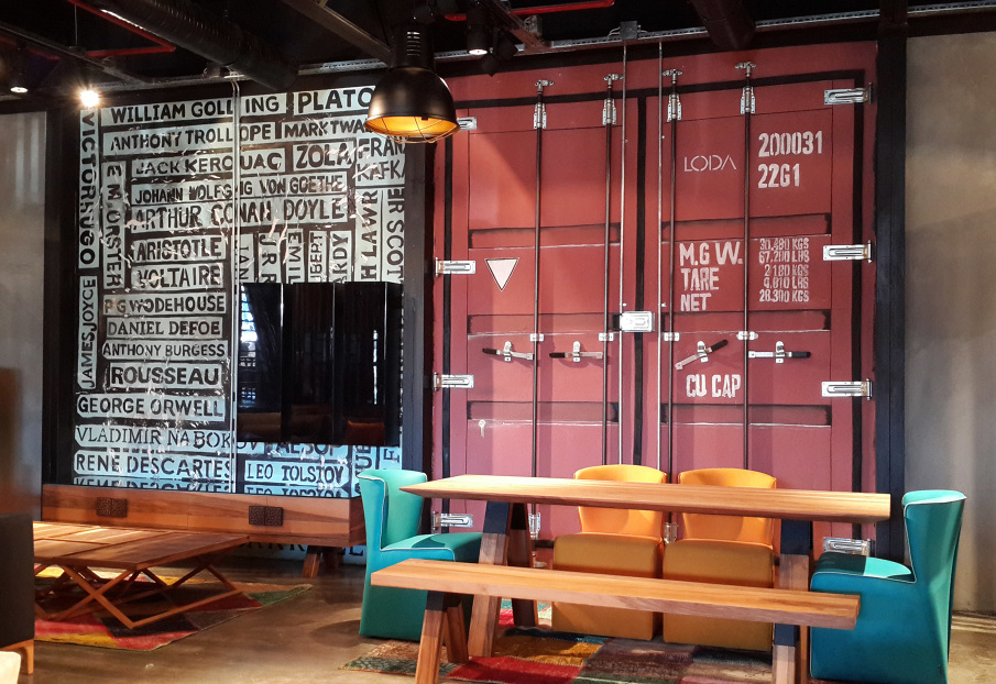 Concept and murals design for "Loda" - Gamze Yalcin