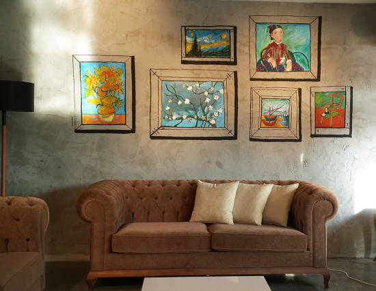 Concept and murals design for "Loda" - Gamze Yalcin