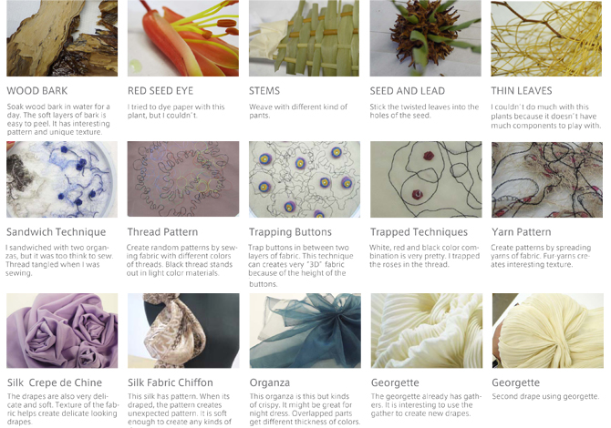 Material and exploration - keiko morita design