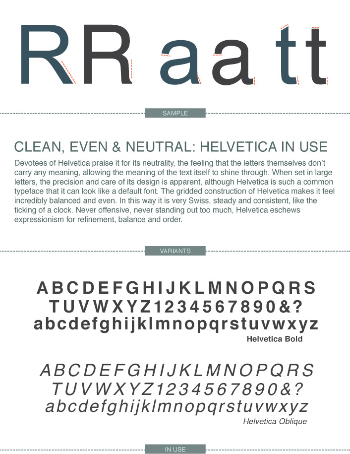 Helvetica - Fonts Are Your Friends