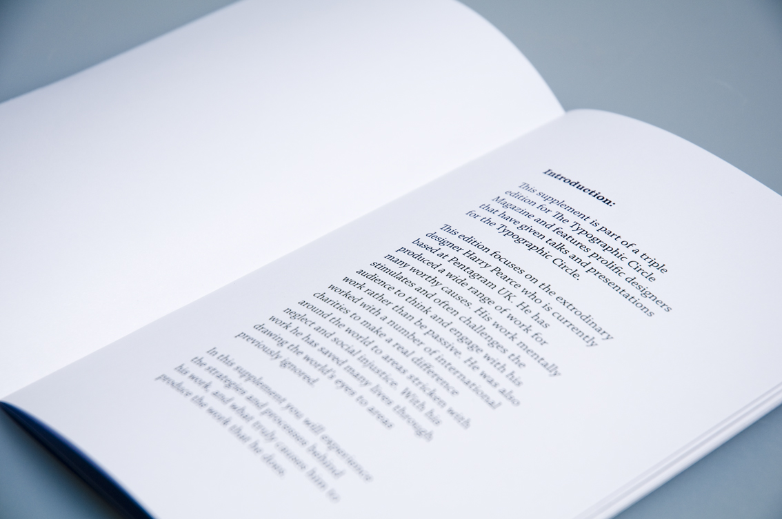 Pentagram - A Typographic Circle Magazine Supplement - MHDesign