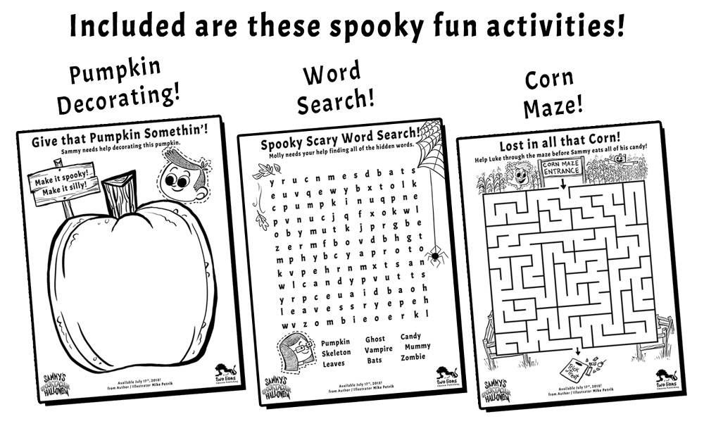 Activity Sheets - Mike Petrik // Illustration and Books