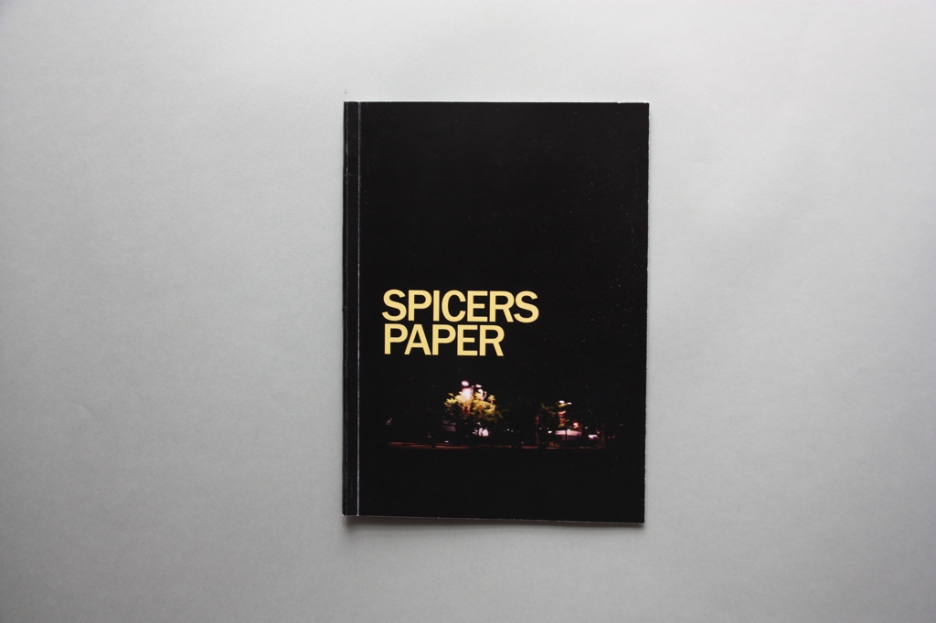 Spicers Paper Samples Booklet - Nick Poon