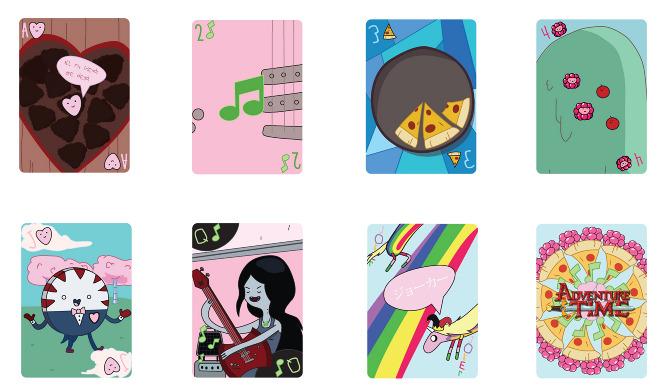 Adventure Time Playing Cards - SQUARExBEAR