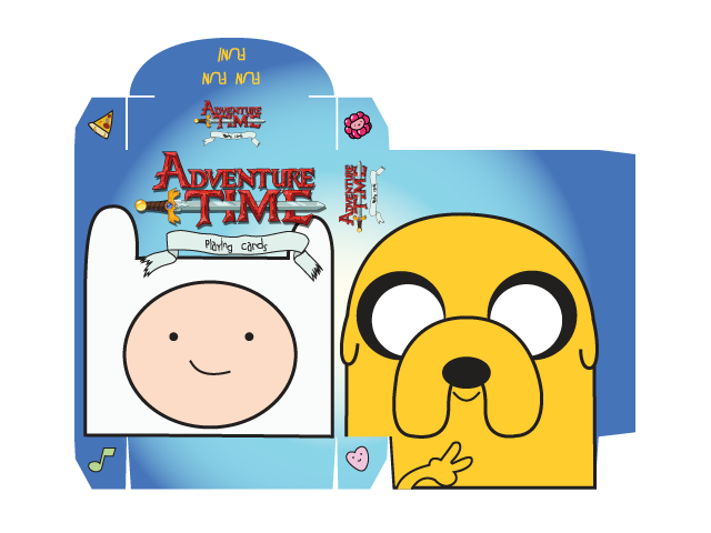 Adventure Time Playing Cards - SQUARExBEAR