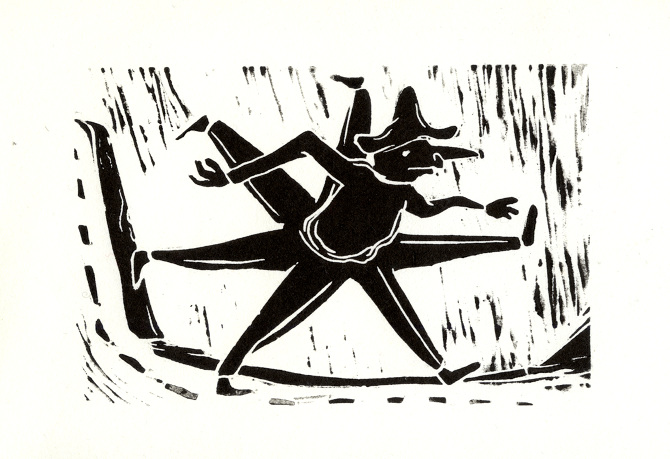 Linocuts and Tetra-Pak Prints - Helen Woolston