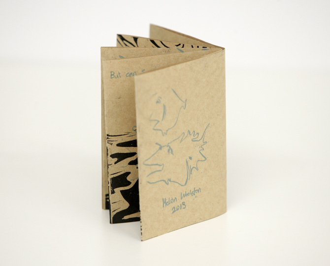 Fish: Linocut and Silkscreen - Helen Woolston