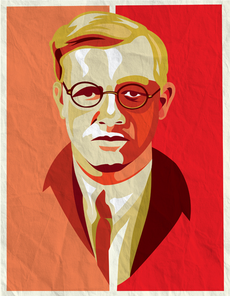 Dietrich Bonhoeffer Illustration - micahkandrosdesign.com