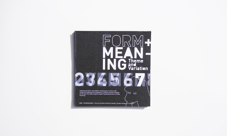 Form + Meaning - Kei Tsukahara Graphic Design