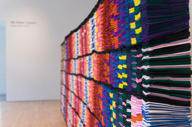 Crêpe Paper Carpet - WE MAKE CARPETS