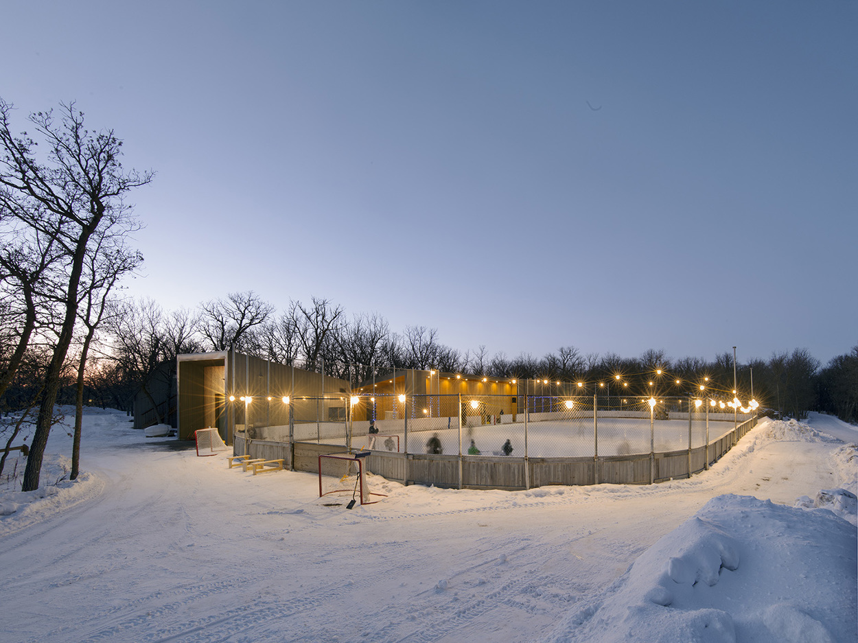 Camp Manitou Outdoor Hockey Facility - 1x1 architecture