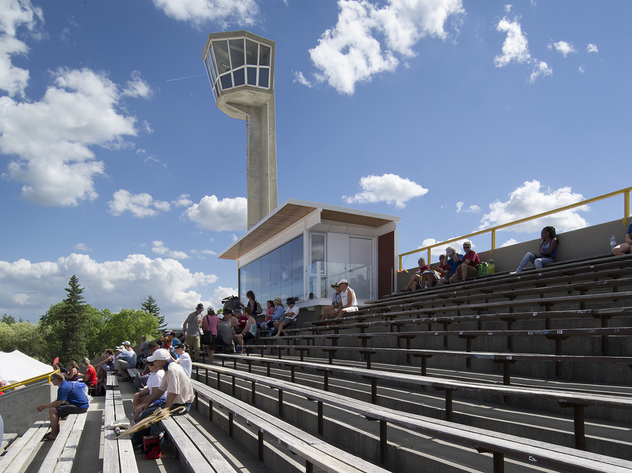 Athletics Manitoba Timing Booth - 1x1 architecture