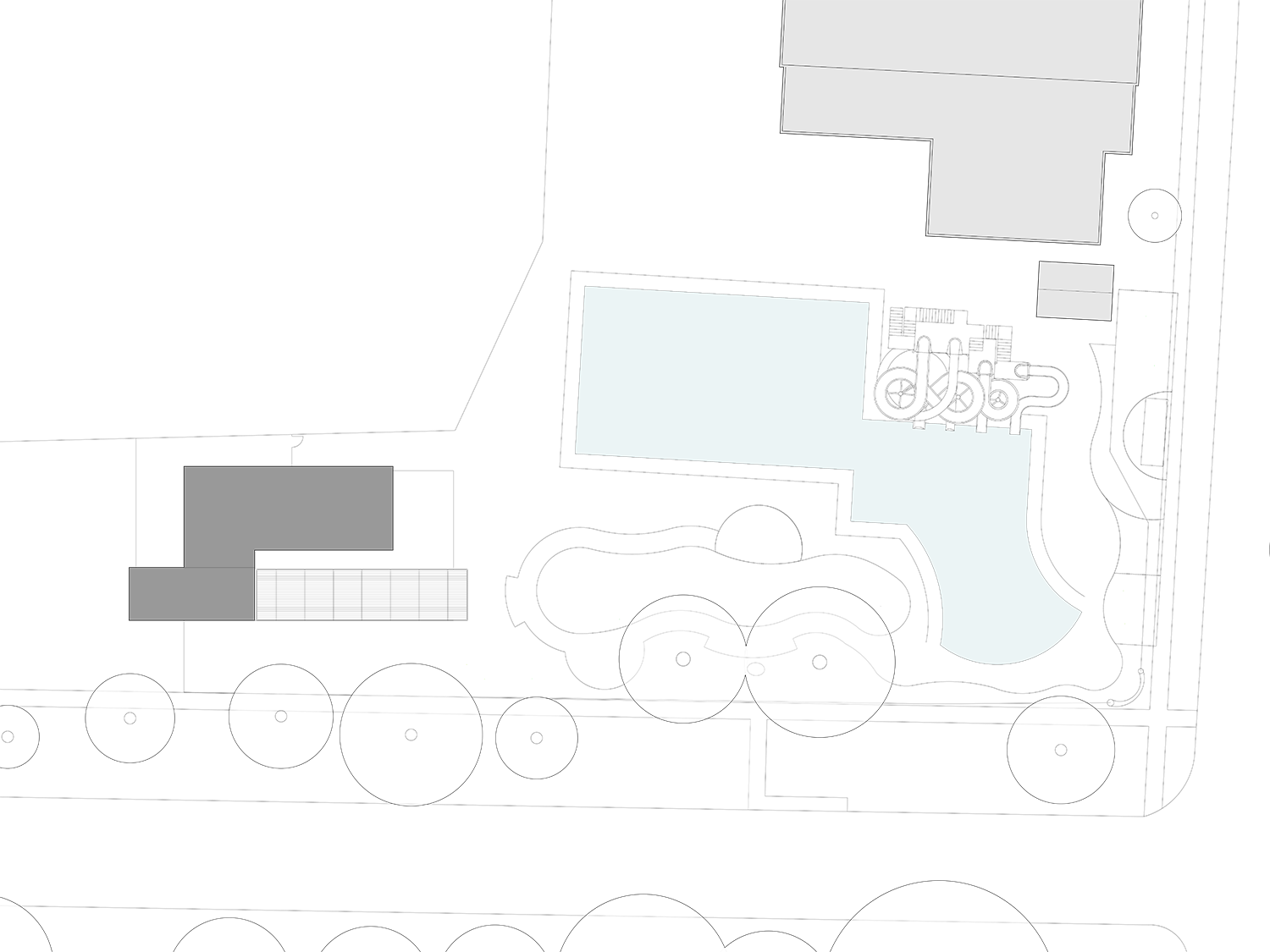 Transcona Outdoor Pool Building - 1x1 architecture