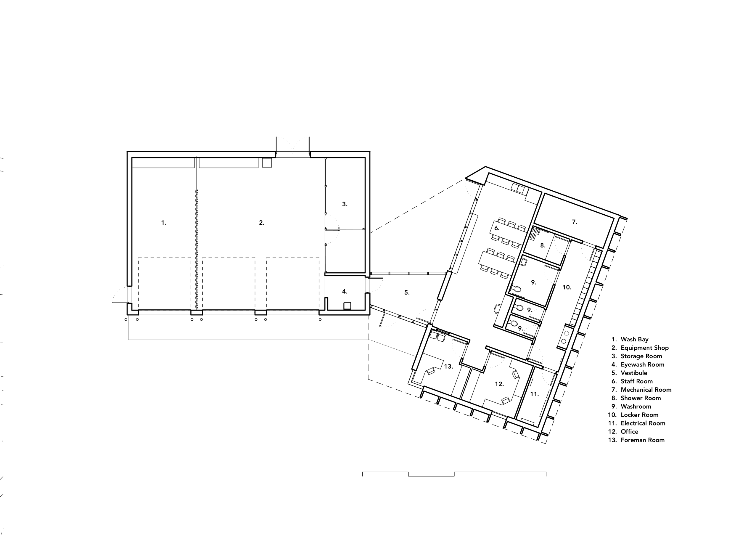St. Vital Park Staff House - 1x1 architecture