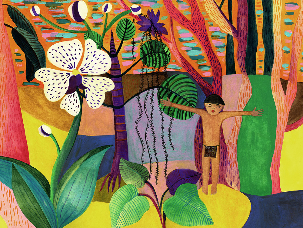 O cão e o curumim - http://taisaborges.com