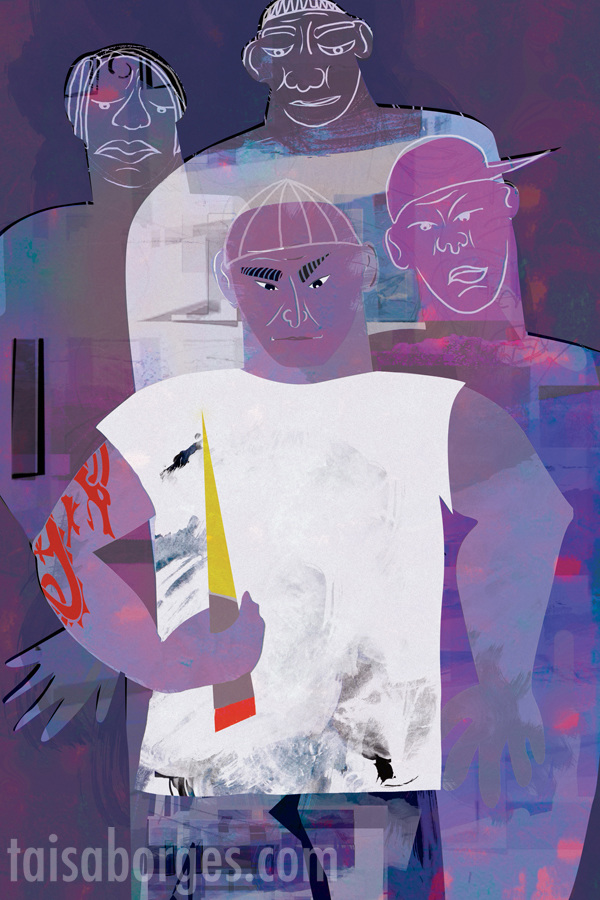 O florista e a gata - http://taisaborges.com